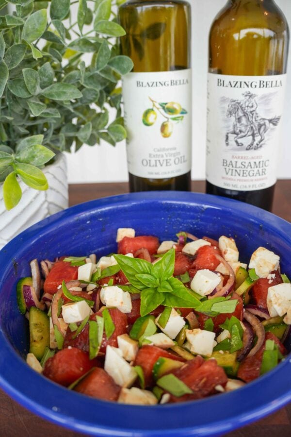 Grilled Watermelon Salad - cookitwithtim.com