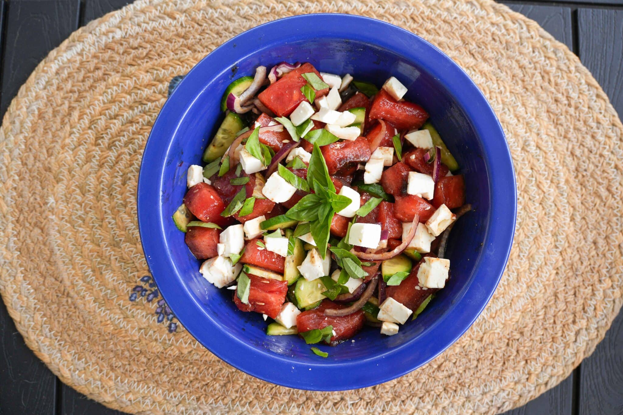 Grilled Watermelon Salad - cookitwithtim.com