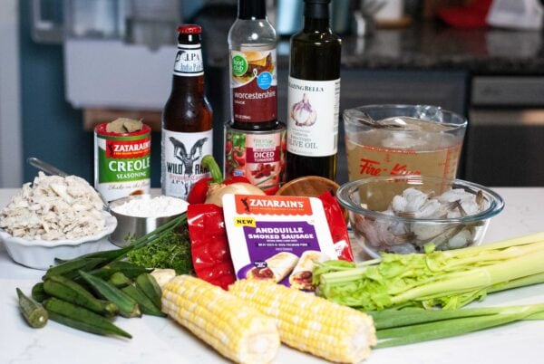 Pappadeaux's Seafood Gumbo (with Shrimp and Sausage) - cookitwithtim.com