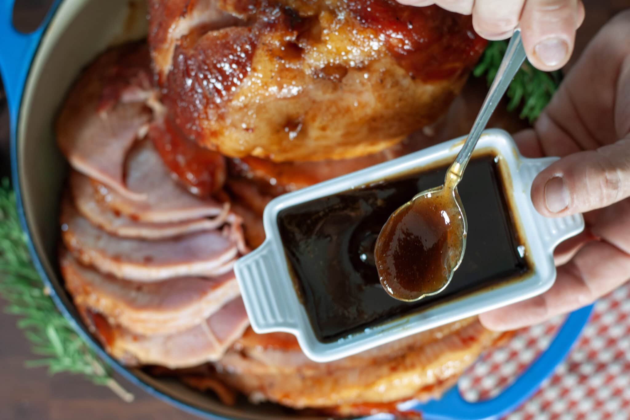 Easy Ham Glaze with Maple Syrup (5-Ingredients) - cookitwithtim.com